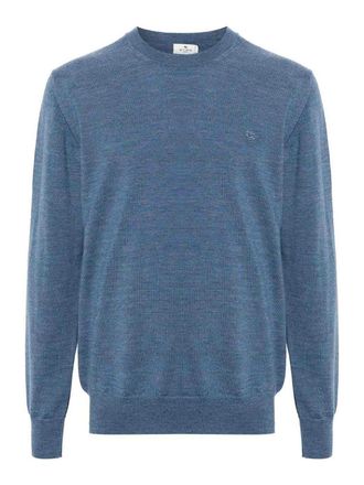 Etro Rundhalspullover - Blau