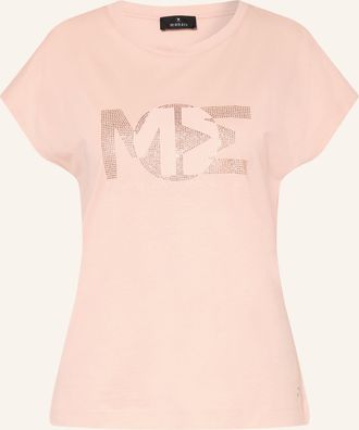 Monari Monari T-Shirt Mit Schmucksteinen orange