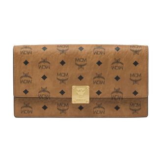 MCM Mcm, Femme, Sacs, Brun, Taille: ONE Size Pochette Marron Style Élégant