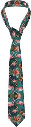 Generic Cravate Pour Homme Motif Flamant Roses &Eacute;troit Men Tie &Eacute;l&eacute;gant Cravates Homme Pour Affaires &Eacute;v&eacute;nements Mariage