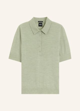 HUGO BOSS Poloshirt Fidenka Aus Merinowolle gruen