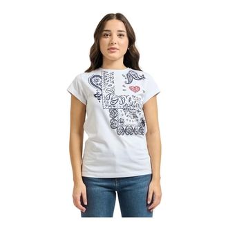 iBlues Femme, Tops, Blanc, Taille: 40 FR Soft T-Shirt