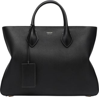 Ferragamo Homme, Sacs, Noir, Taille: ONE Size Sac Tote Media Star