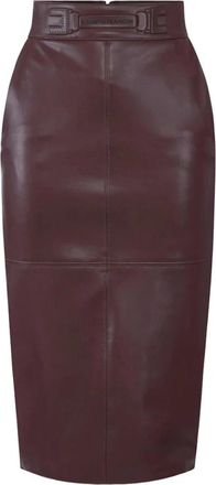 Elisabetta Franchi Femme, Jupes, Brun, Taille: 40 FR Jupe Longuette