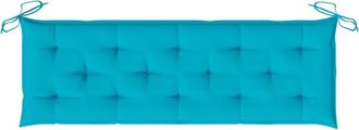 tidyard Gartenbankauflage, Bankauflage Sitzkissen Outdoor, Polsterauflage Auflage für Gartenbank, Bankpolster, Bankkissen, Türkis 150x50x7 cm Oxford-Gewebe