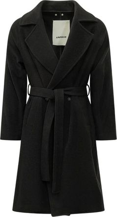 A Paper Kid Manteau crois&eacute; ceintur&eacute; - Homme - Manteaux - Noir - Taille: M