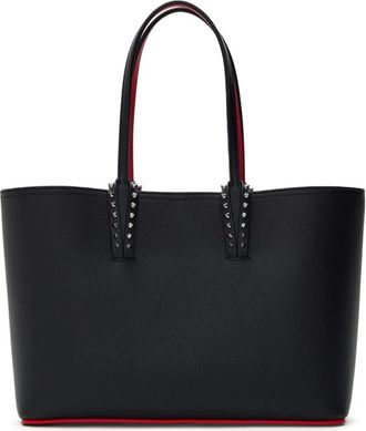 Christian Louboutin Femme, Sacs, Noir, Taille: ONE Size Sac fourre-tout en cuir noir avec clous