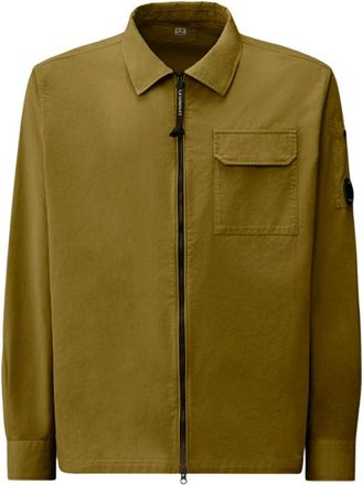 C.P. Company C.p. Company, Homme, Vestes, Vert, Taille: XL Colletto classico Jacket