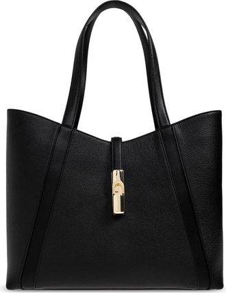 Furla Femme, Sacs, Noir, Taille: ONE Size Sac shopping grand format Goccia