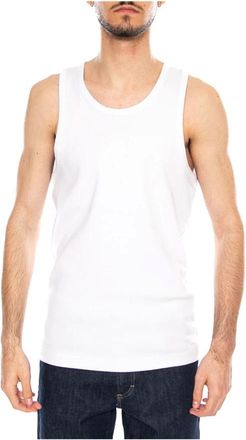Lee Homme, Tops, Blanc, Taille: L Ribbed Tank