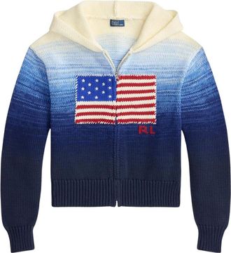 Polo Ralph Lauren Femme, Sweatshirts et sweats &agrave; capuche, Multicolore, Taille: 40 FR Felpa cappuccio e zip