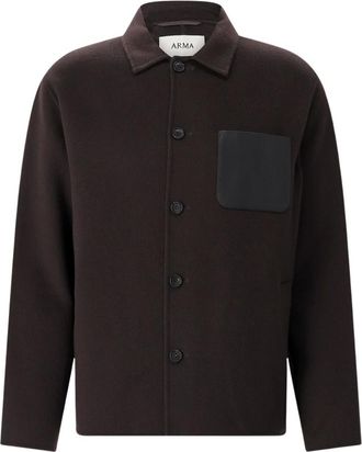 Arma Homme, Chemises, Brun, Taille: M Surchemise Jur