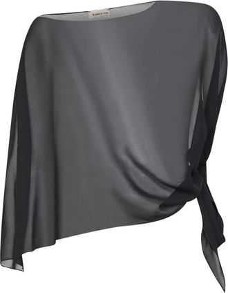 Blanca Vita Femme, Vestes, Noir, Taille: ONE Size Sdefy Stole