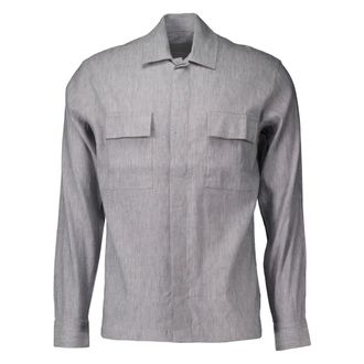 Gentiluomo Stilvolle Overshirts in Grau - - Jackets - Herren - Grau - M