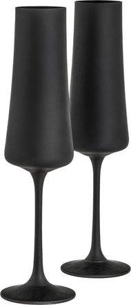 Novel Gl&auml;serset, Schwarz, Glas, 2-teilig, 210 ml, Lfgb, Essen & Trinken, Gl&auml;ser, Gl&auml;ser-Sets