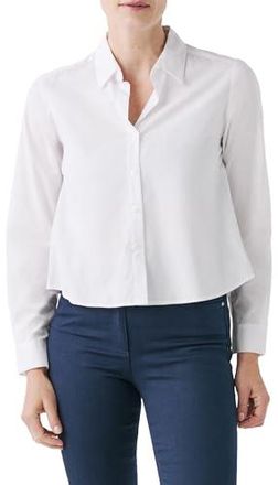 Caroll 242C-CEMMA Chemise, Blanc, 36 Femme
