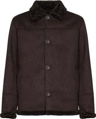 Herno Veste en fausse fourrure shearling - Homme - Vestes - Brun - Taille: L