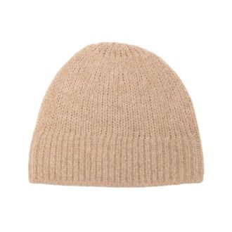 Dries Van Noten Rippstrick-M&uuml;tze - - Accessories - unisex - Beige - ONE SIZE