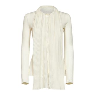 Toteme Cardigan &Eacute;charpe - Femme - Pulls - Beige - Taille: 40 FR