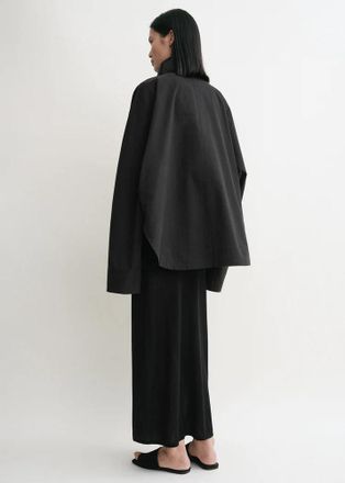 Toteme Oversized Wool Jacket - Black