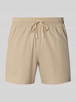 HUGO BOSS Badeshorts mit Label Stitching Modell ICONIC