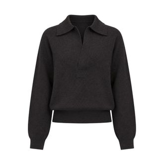Victoria Beckham Genevieve Polopullover - - Tops - Damen - Grau - L