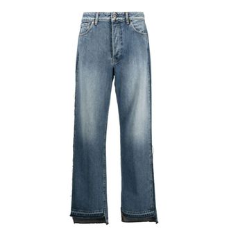 3x1 Verwaschene blaue Wide-Leg-Jeans - - Jeans - Damen - Blau - W28
