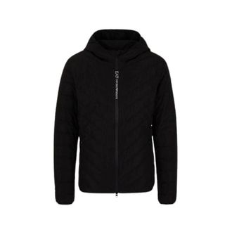 Emporio Armani Emporio Armani Ea7, Homme, Vestes, Noir, Taille: 3XL Bomber Jacket