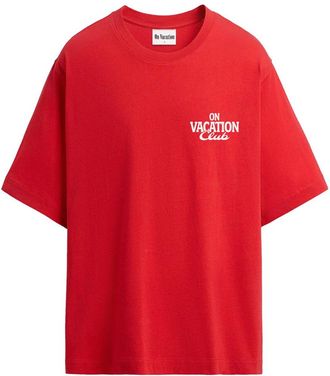 On Vacation T-Shirt aus Bio-Baumwolle mit beidseitigem Print in