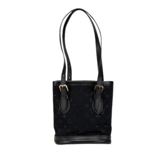 Louis Vuitton Pre-owned Monogram Satin Bucket Bag - - Pre-owned - Damen - Schwarzk - ONE SIZE