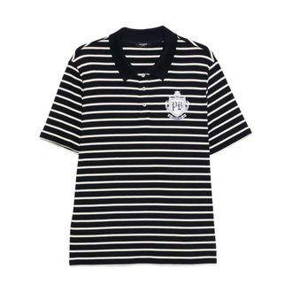 Balmain Homme, Tops, Multicolore, Taille: S Polo Coll&egrave;ge &agrave; Rayures