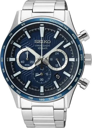Seiko Sport Quarz Chronograph Herrenuhr SSB445P1