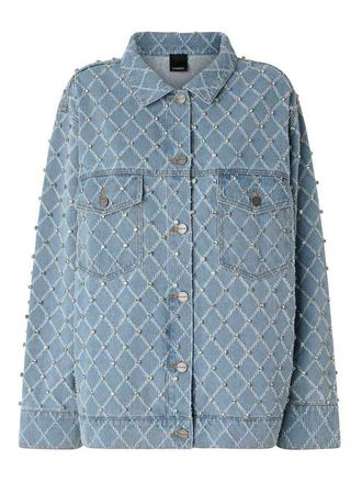 Pinko Veste En Jean - Bleu