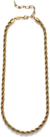 Anni Lu Femme, Accessoires, Jaune, Taille: ONE Size Golden Rope Necklace