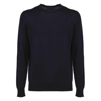 Ermenegildo Zegna Figurbetonter Pullover - - Knitwear - Herren - Blau - XL
