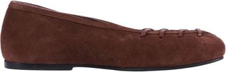 Alohas Alohas, Femme, Chaussures, Brun, Taille: 41 EU Bumi Ballerines en cuir su&eacute;d&eacute;