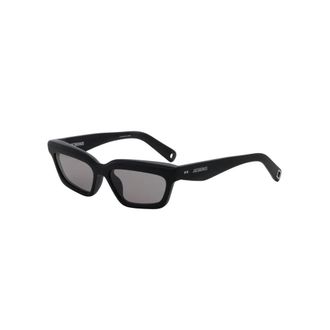 Jacquemus Schwarze Sonnenbrille f&uuml;r Frauen - - Accessories - Damen - Schwarzk - ONE SIZE