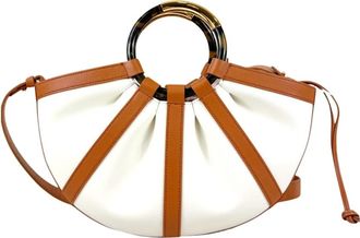 Coccinelle Femme, Sacs, Blanc, Taille: ONE Size Shell Bicolor Handbag