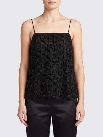 Rotate Top de soir&eacute;e en polyester &agrave; broderie de strass et fines bretelles