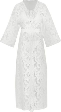 Melissa Odabash Robe Nina - Femme - Maillots de bain - Blanc - Taille: 38 FR