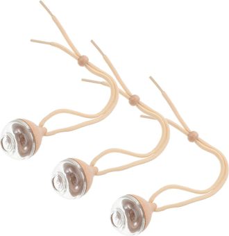 Cabilock 3St&uuml;cke Auto Diffusor Holzdeckel Nachf&uuml;llbare Duftflaschen F&uuml;r Auto Und Zuhause &Auml;therisches &Ouml;l Diffusor F&uuml;r Angenehmes Aroma