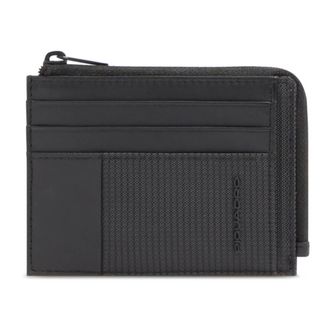 Piquadro Porte-monnaie en cuir Pp4822W145R - Homme - Accessoires - Noir - Taille: ONE Size