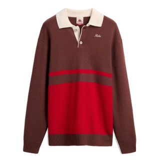 Kappa Homme, Pulls, Brun, Taille: S Lusaka Long Sleeved Polo