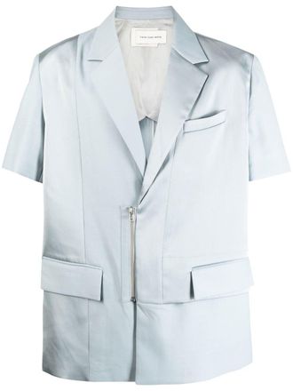 Feng Chen Wang Sakko mit kurzen Ärmeln - Blau