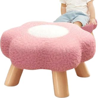 Generico Blumenhocker - dekorativer Sitz und Fu&szlig;hocker, gepolsterter Hocker f&uuml;r den Innenbereich, Schlafzimmer, Wohnzimmer, Kindergarten, Universit&auml;t, Spielzim