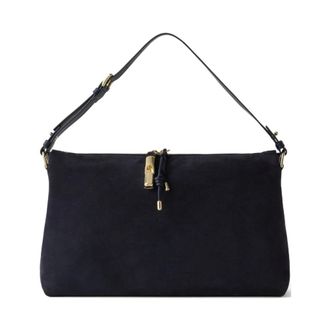Furla Seiden-Nylon-Schultertasche - - Bags - Damen - Blau - ONE SIZE
