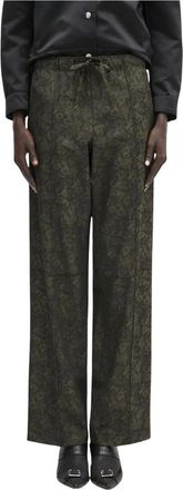 Wales Bonner Wales Bonner, Femme, Pantalons, Vert, Taille: 40 FR Ocean Pantalons