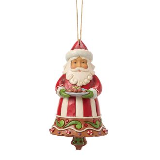 Enesco Jim Shore Heartwood Creek Lebkuchen-Weihnachtsmannglocke zum Aufh&auml;ngen, 11,4 cm, Mehrfarbig