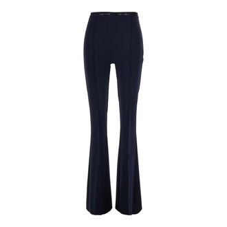 Elisabetta Franchi Damen, Hosen, Blau, XLGr&ouml;&szlig;e