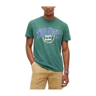 Tommy Hilfiger Homme, Tops, Vert, Taille: 2XL T-Chemises